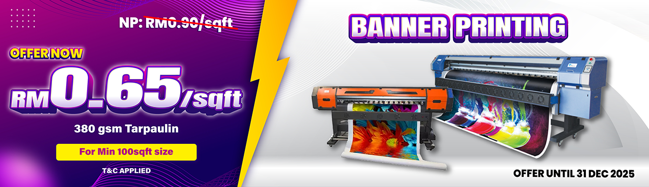 Banner & Bunting Printing Service Factory In Penang & Kuala Lumpur