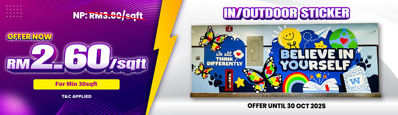 Banner & Bunting Printing Service Factory In Penang & Kuala Lumpur